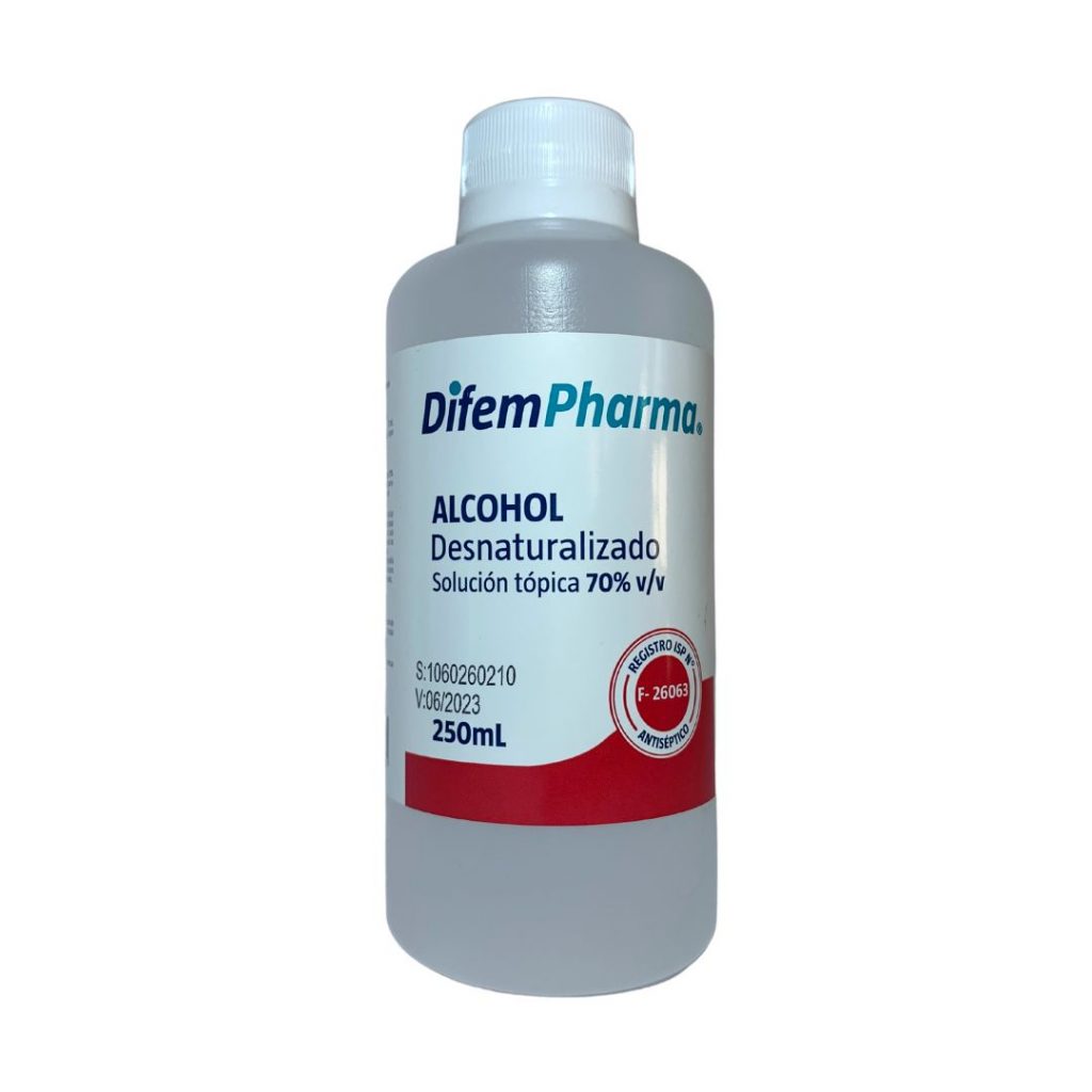 Alcohol 70% Sol. Frasco X 250ml - Farma Clever | Cuidamos de tu salud y ...